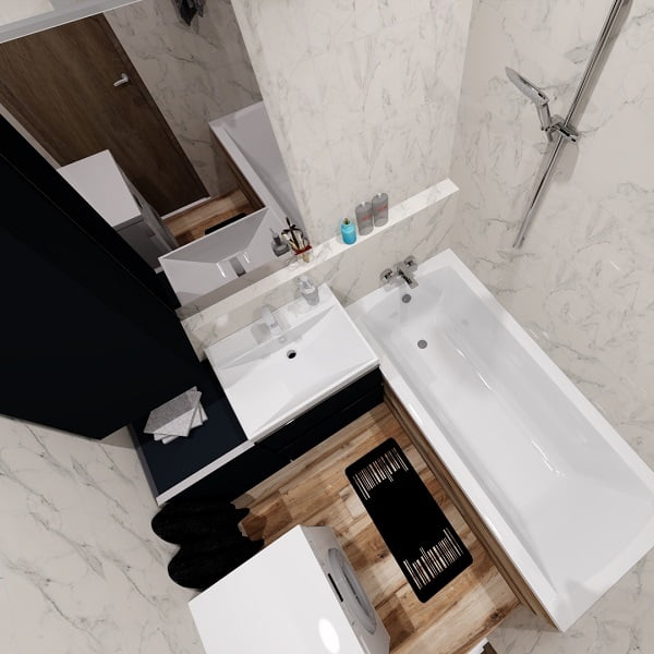 Paneláková kúpeľňa - Paneláková kúpeľňa - Predos-BB