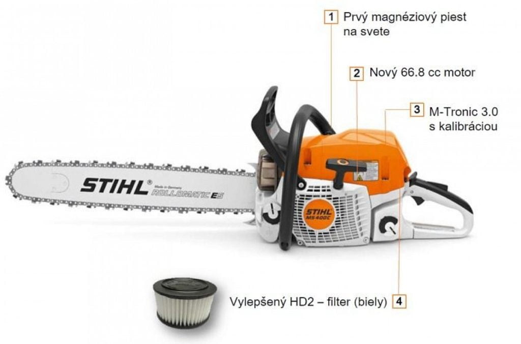 Motorová píla STIHL MS 400 C-M benzínová - Predos-BB